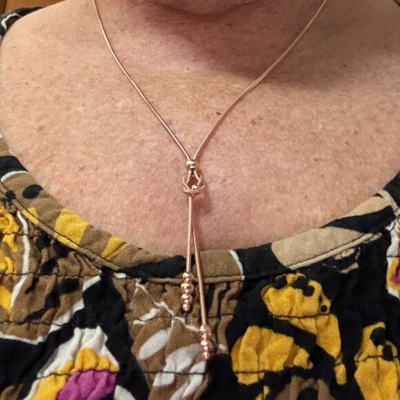 Jewelry | Solid 14k Rose Gold Two Tone Rope Necklace 2 | Poshmark